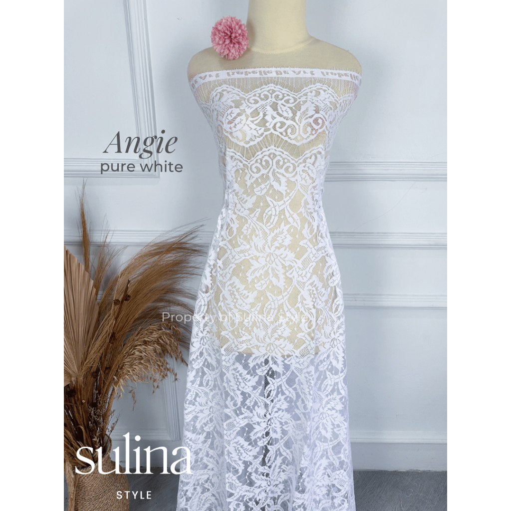 Jual Sulina Style - Kain Kebaya Semi France Fatmawati Katun Bunga ...