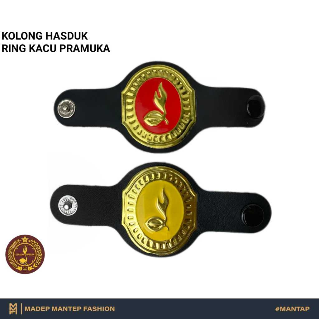 Jual Kolong Hasduk Pramuka SMP SMA Merah Kuning Ring Kacu Pramuka ...