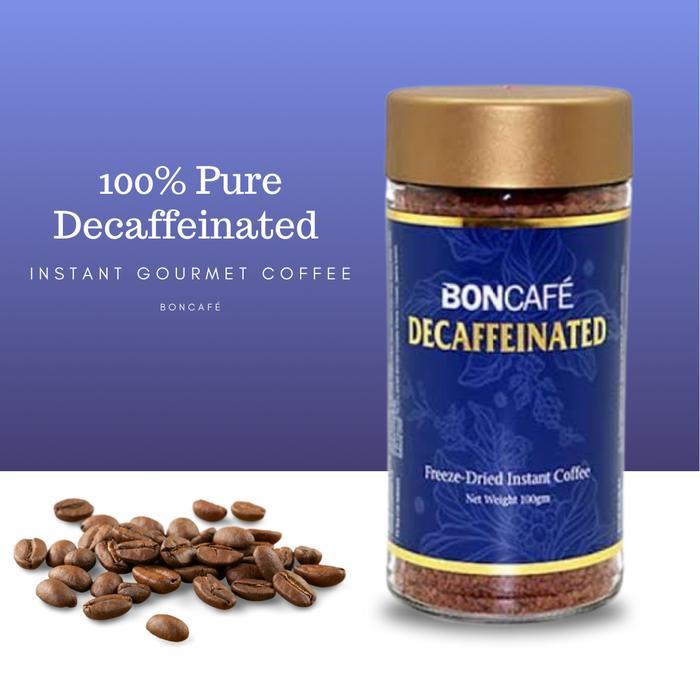 Jual BONCAFE COFFEE DECAFFEINATED FREEZE DRIED 100 GRAM DAN 50 GRAM ...