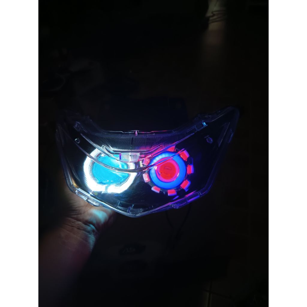 Jual full set reflektor lampu depan beat street deluxe gen 1 tahun 2020 ...