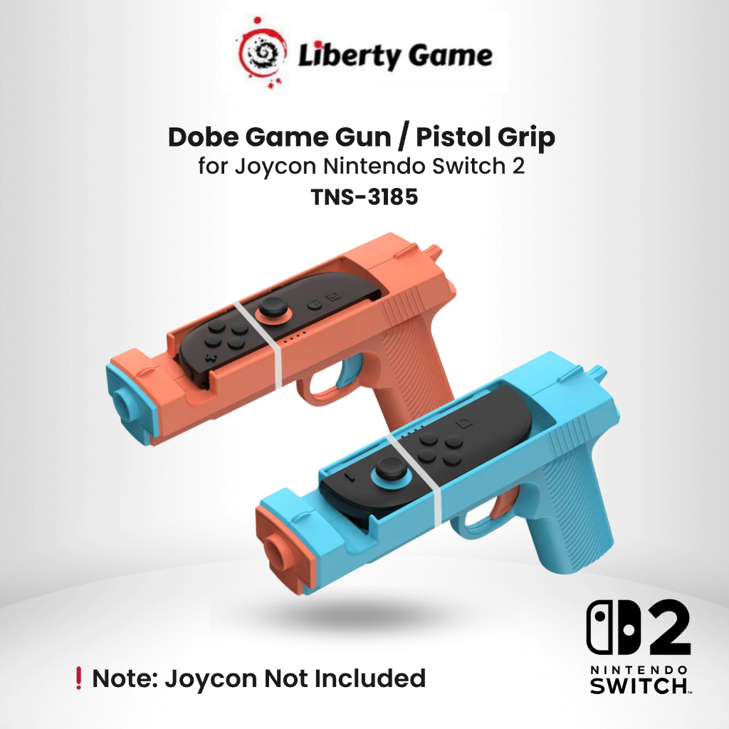 Jual Dobe Game Gun Dual Pistol Grip Tembakan for Joycon Nintendo Switch 2 / Handgrip JoyCon ...