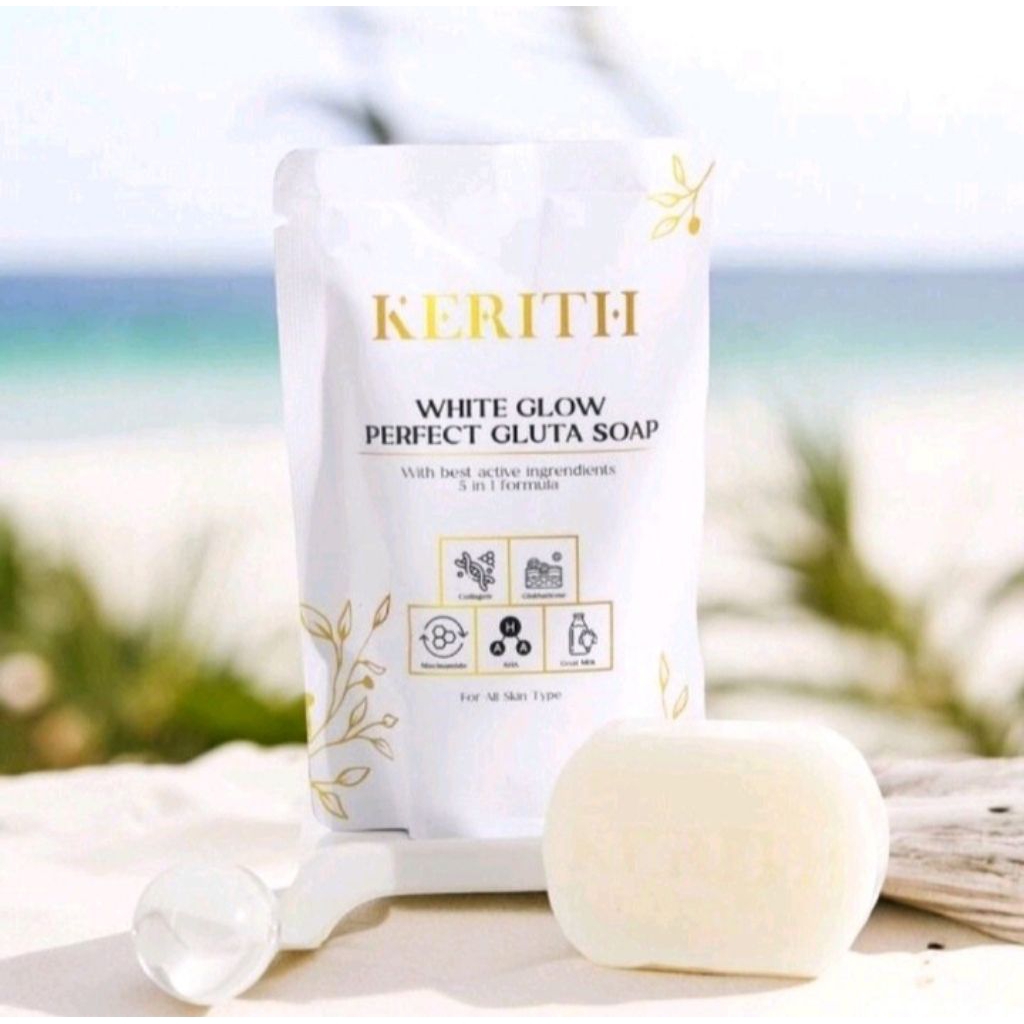 Jual KERITH WHITE GLOW BPOM ORIGINAL!!!PERFECT GLUTA SOAP 60 gr ...
