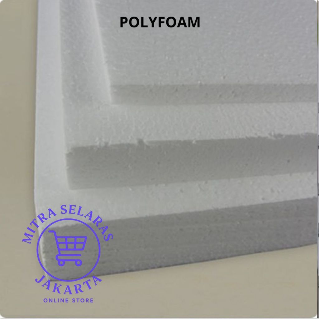 Jual Polyfoam Putih Depron Potongan & Lembaran tebal 10mm Uk 100 x ...