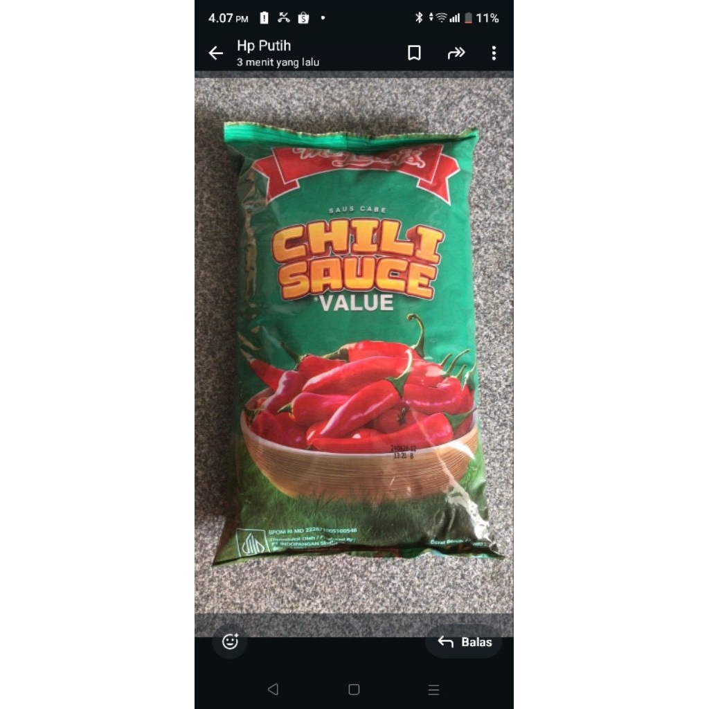 Jual Saos Sambal Mc Lewis 1 dus isi 12 pcs x 1 kg / Saus Mclewis ...
