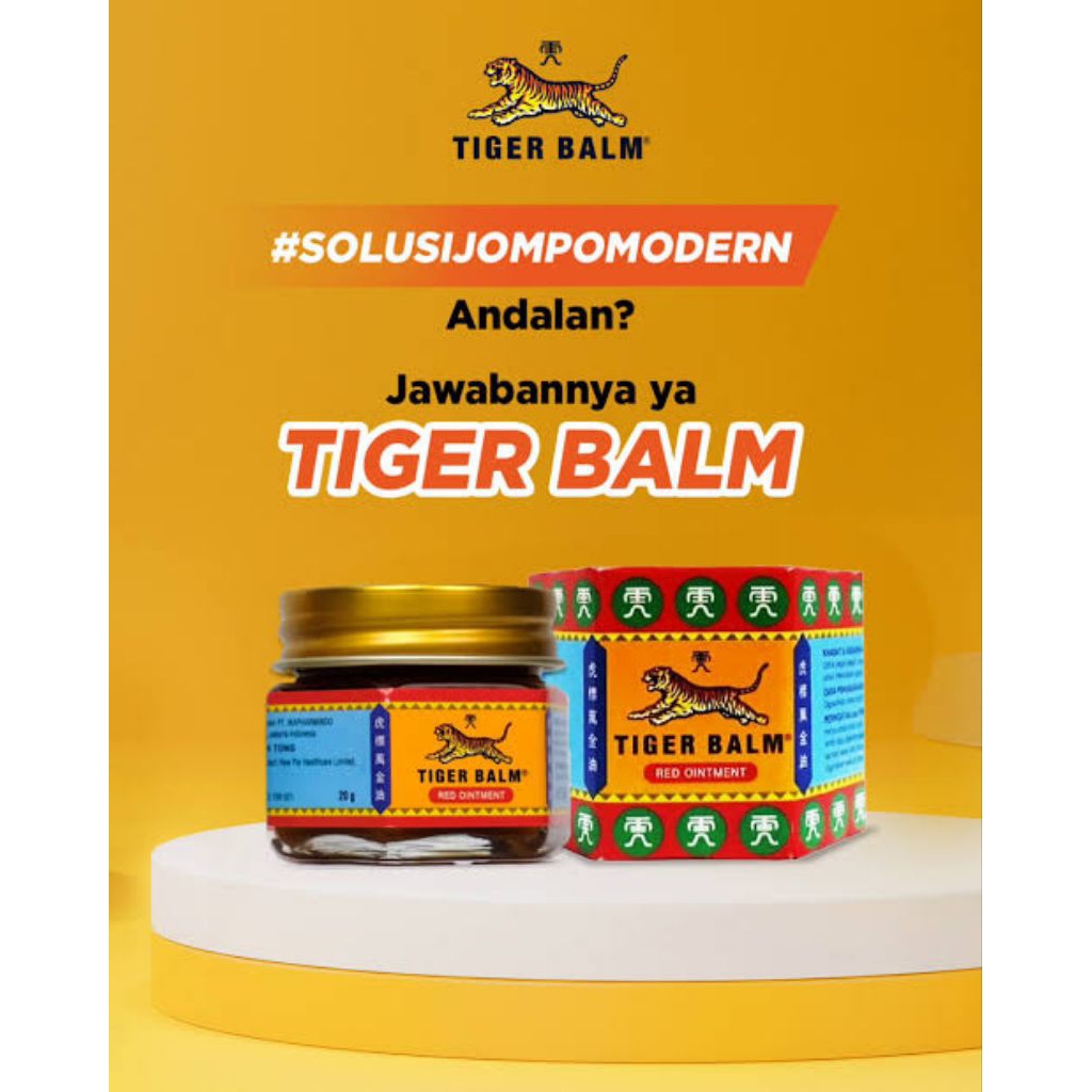 Jual BALSEM HARIMAU MERAH 20 GR / BALSEM OTOT / PEGAL PEGAL / KRAM ...