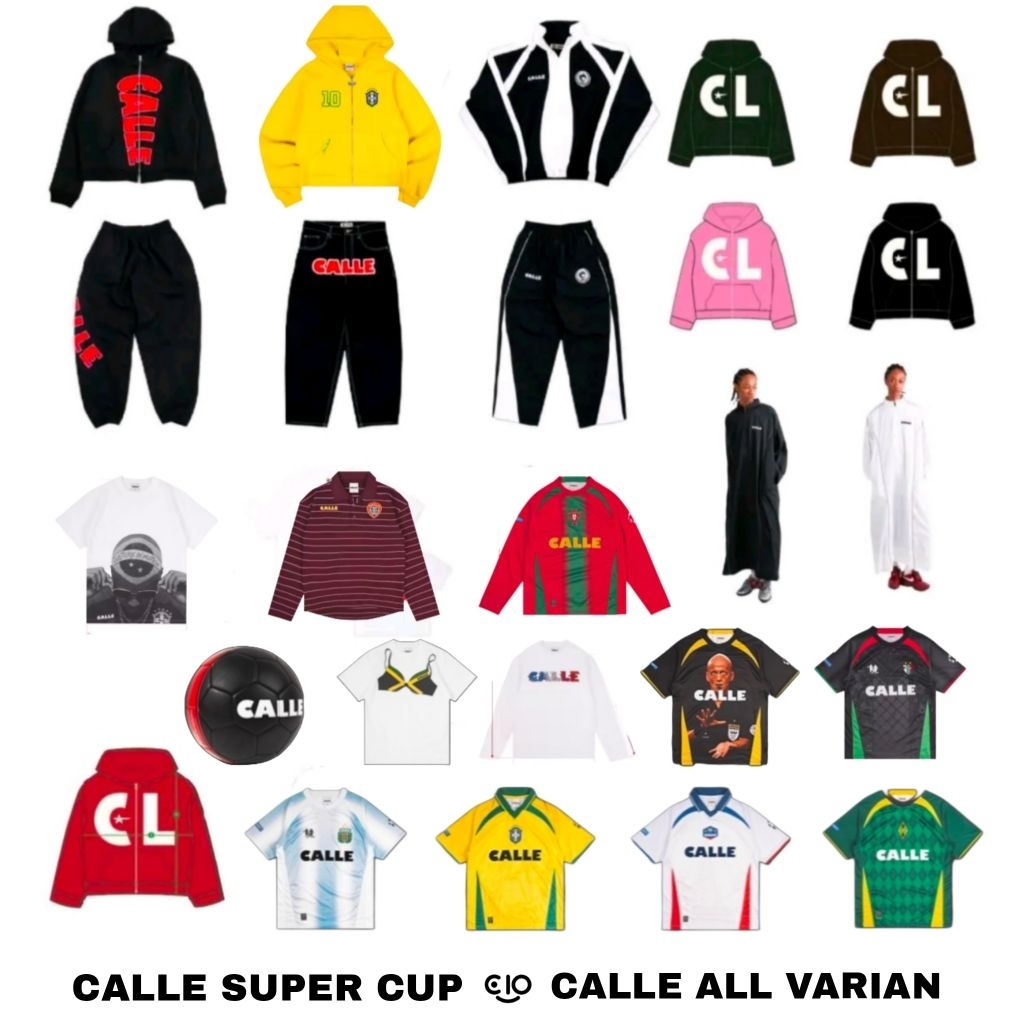 Jual Calle de larache Zip Hoodie Pink/ Calle Sport jersey & Zip Hoodie ...