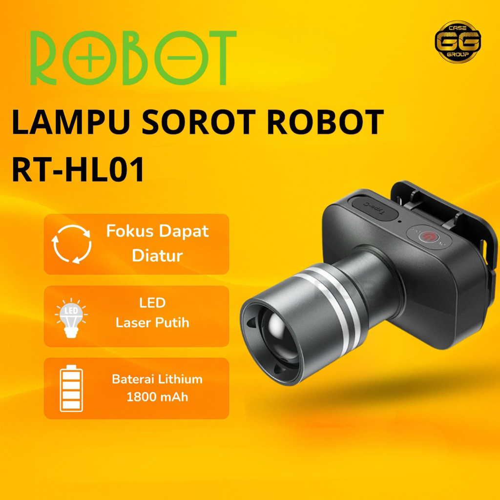 Jual LAMPU SOROT ROBOT RT-HL01 | Shopee Indonesia