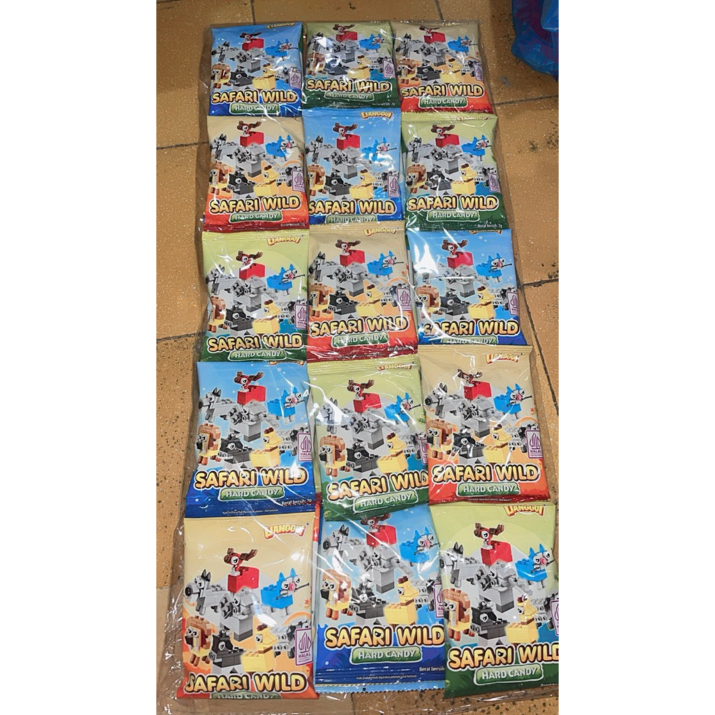Jual VIRAL LIANGGUI PERMEN LEGO SAFARI WILD HARD CANDY ISI 10 PCS ...