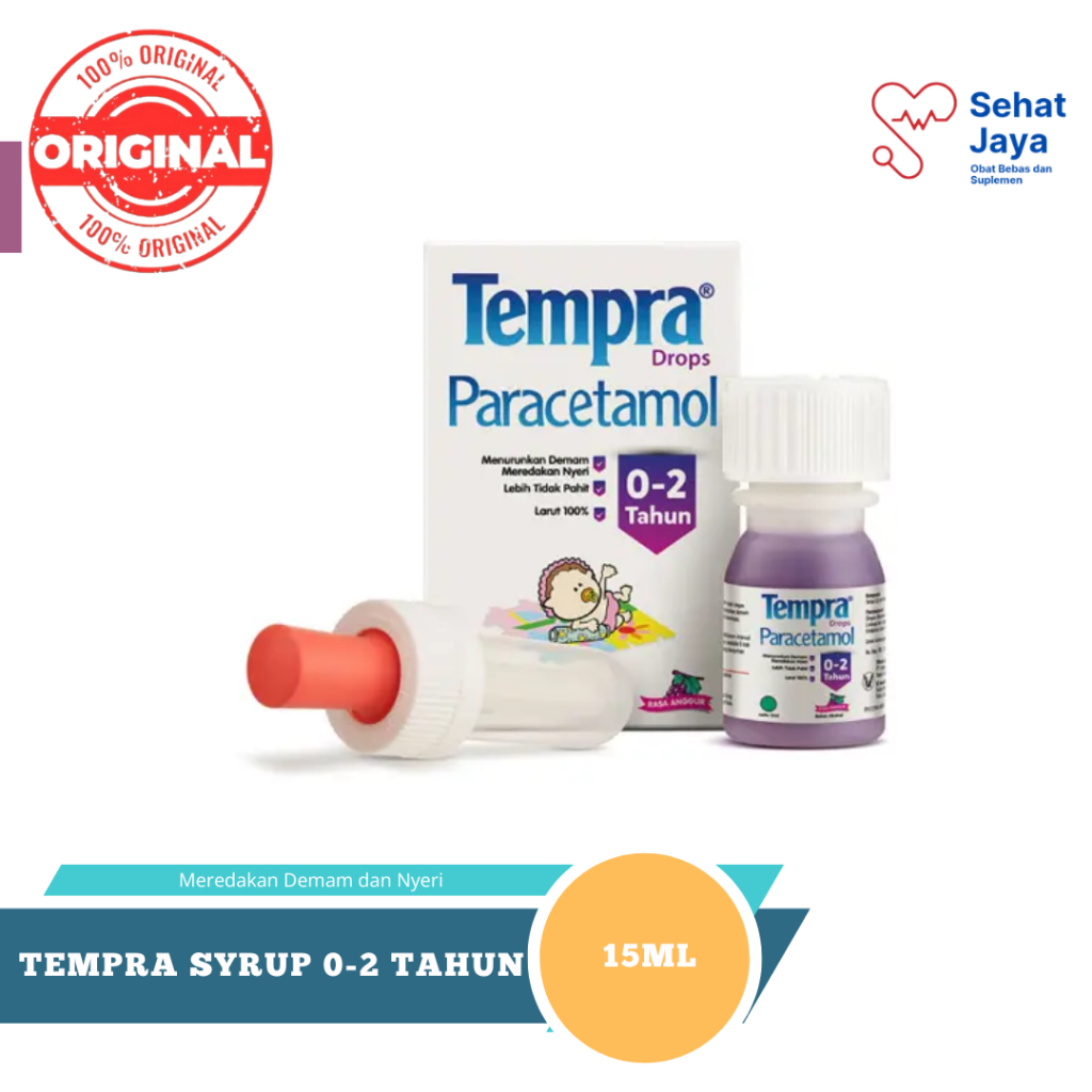 Jual TEMPRA SYRUP DROPS 0-2 TAHUN RASA ANGGUR 15ML | Shopee Indonesia