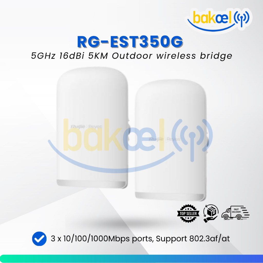 Jual Ruijie RG-EST350G, 5 km, 16 dBi Wireless Bridge | Shopee Indonesia