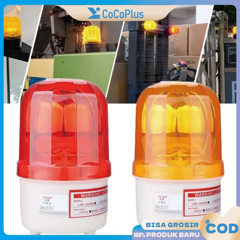 Jual Lampu Warning 1101 4inch Rotary Light 220V untuk Jalan Raya ...