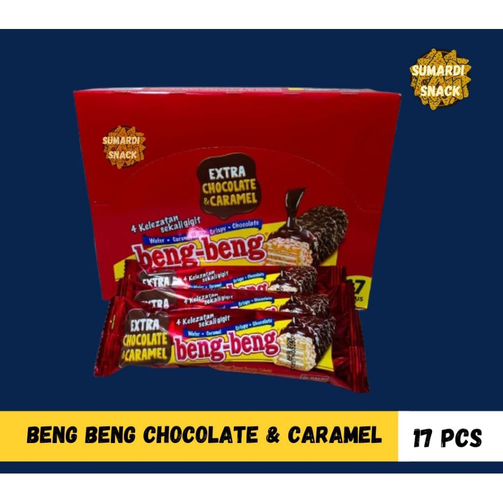 Jual Beng-Beng Chocolate & Caramel 17pcs x 22g | BENG-BENG CHOCOLATE ...