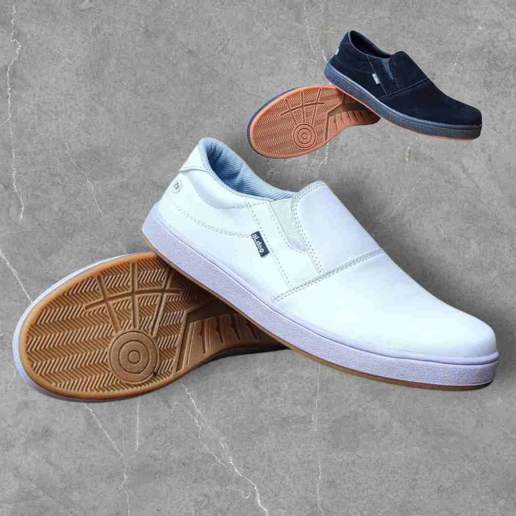 Jual Sepatu Slip On Pria Casual Brand Lokal - Sol Karet Gum - Cocok ...