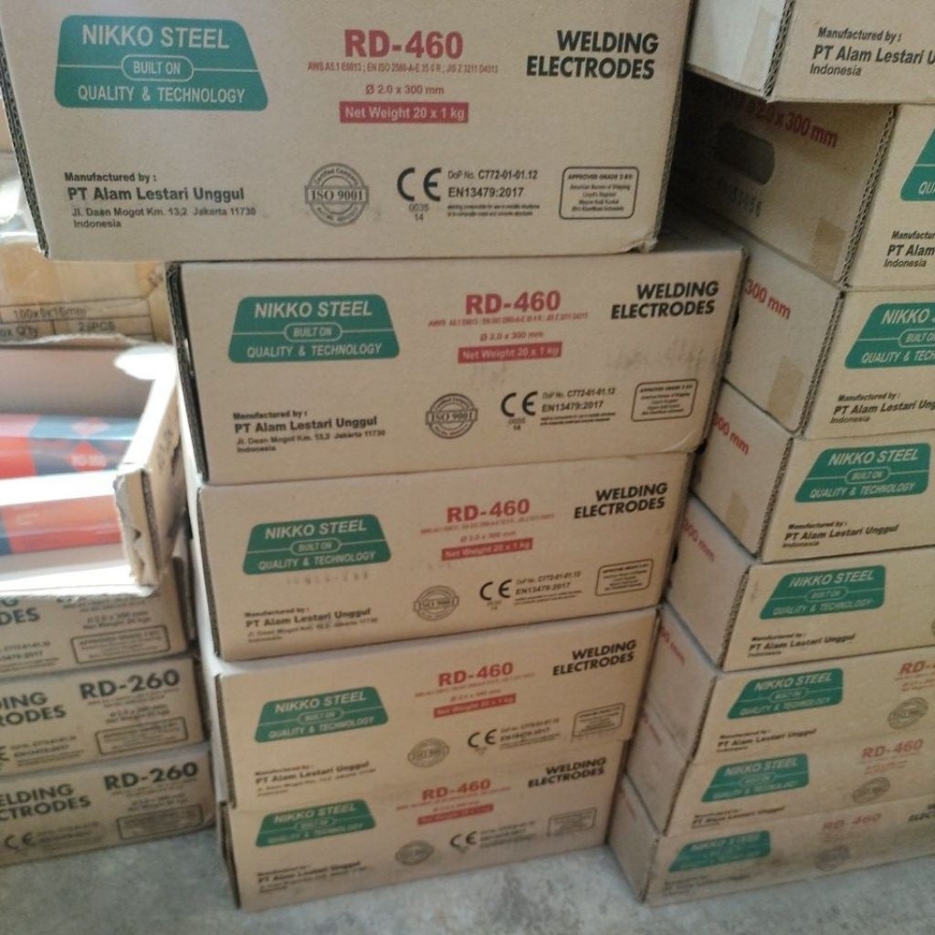 Jual Kawat Las Nikko Steel 2.0mm x 300mm 1kg / Elektroda Besi /Welding ...