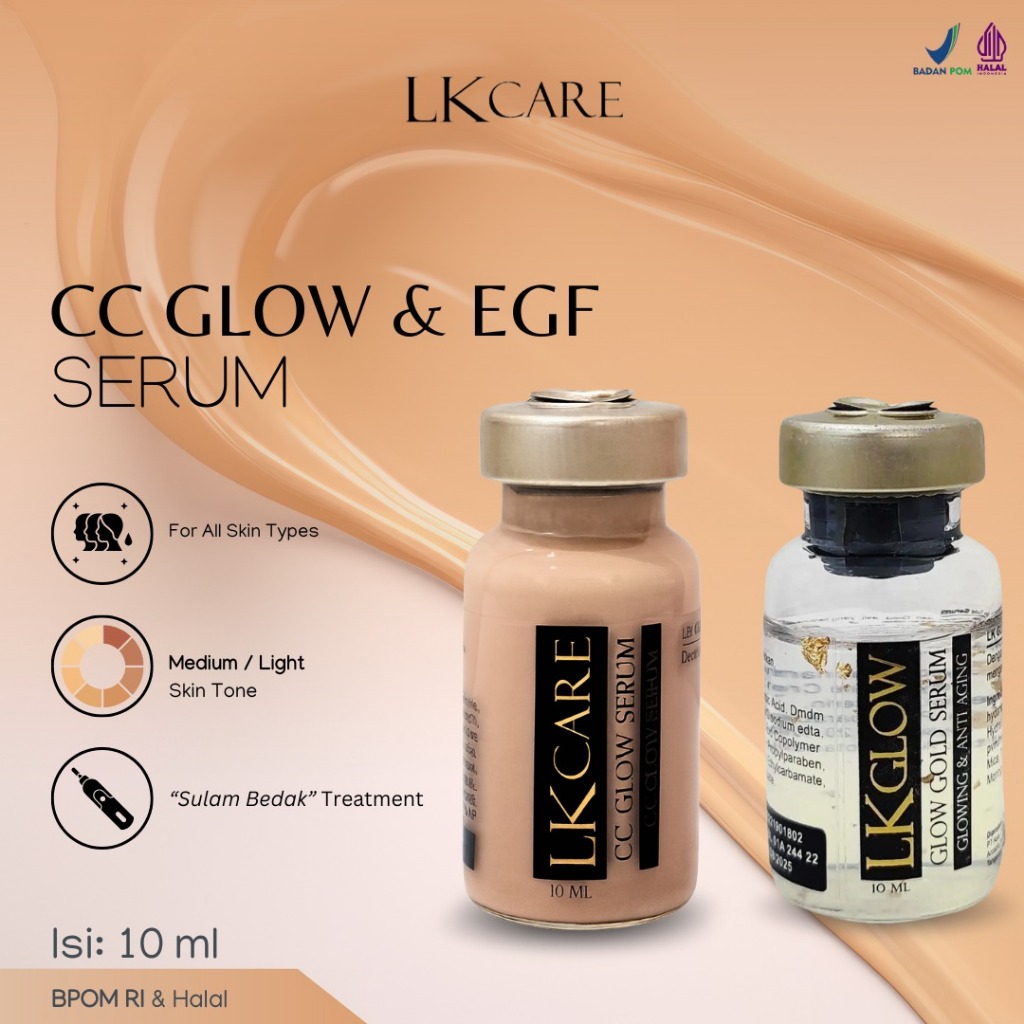 Jual COVERED COMPLEX bentuk serum cc glow dan egf gold LK Care ...