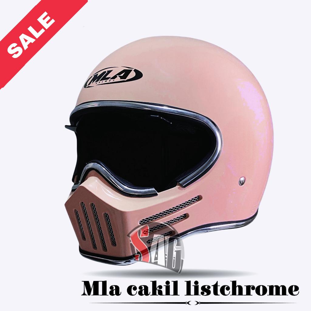 Jual HELM FULL FACE RETRO CAKIL MLA CAKIL TROPER SNI HELM FULL FACE ...
