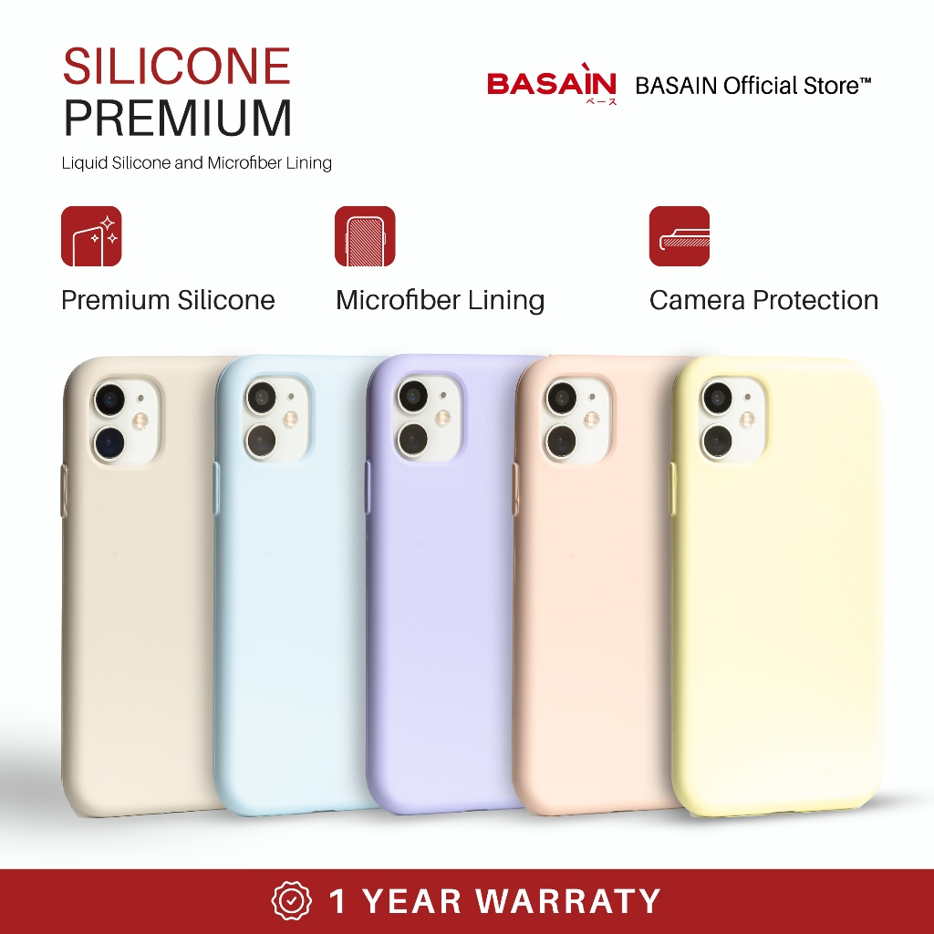 Jual BASAIN Casing iPhone 11/Pro/Max Case Soft Premium Silicone ...