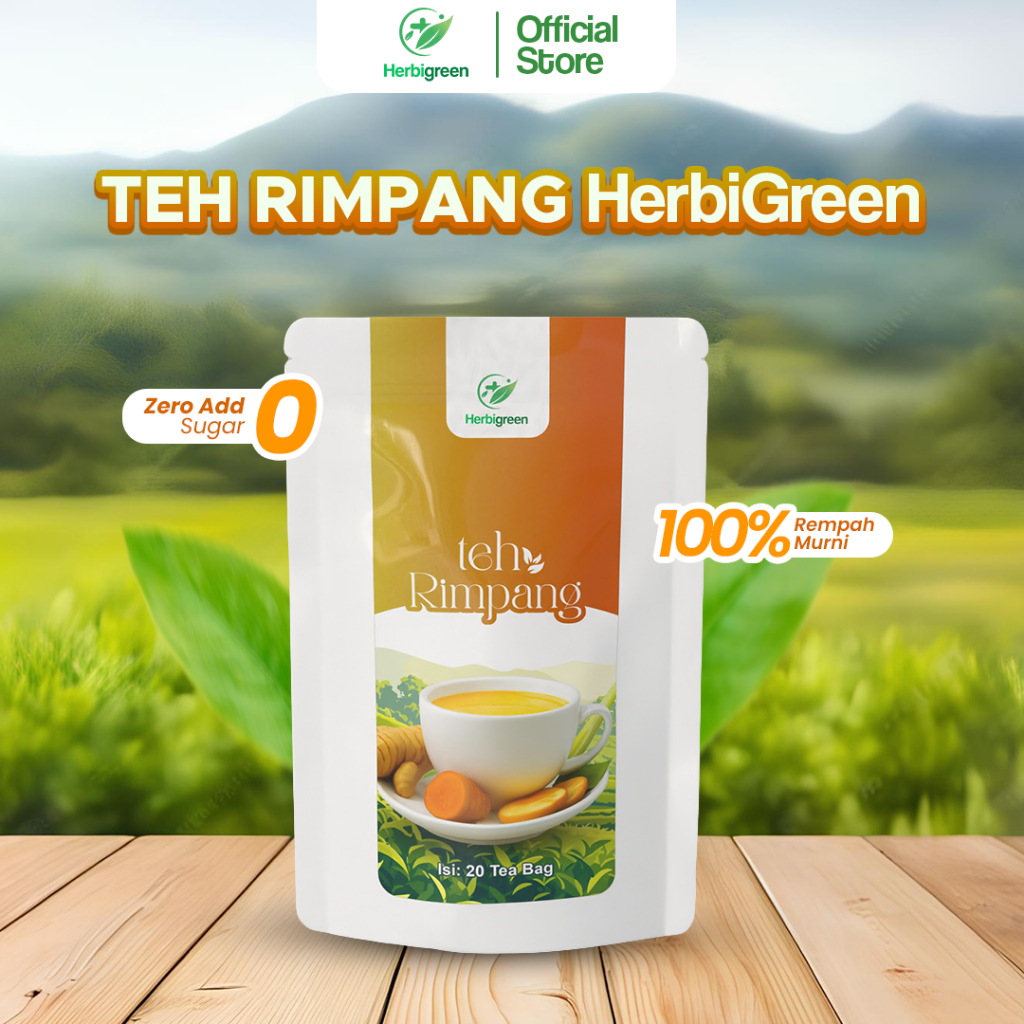 Jual TEH RIMPANG ALAMI HERBIGREEN BANTU REDAKAN MASUK ANGIN, PERUT ...