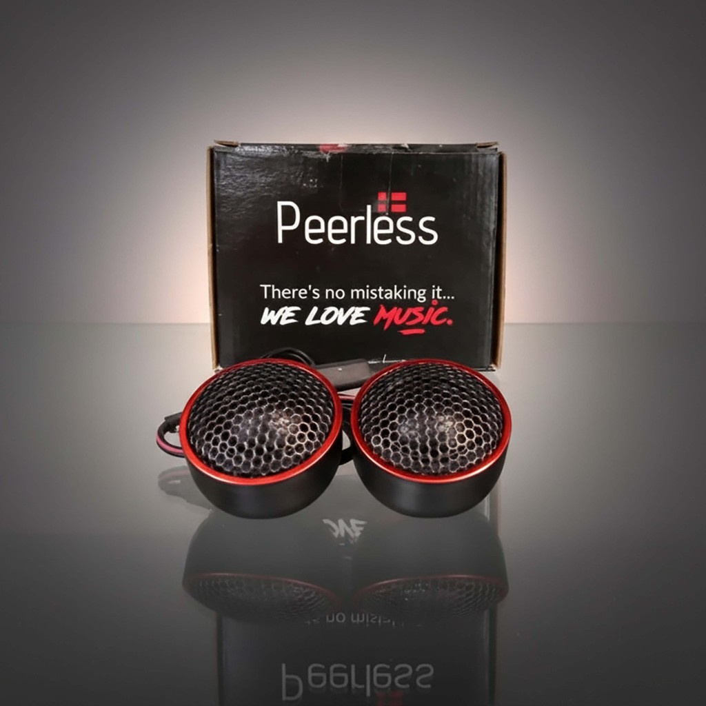 Jual Peerless Easy 2 Tweeter Mobil Softdome per SET | Shopee Indonesia