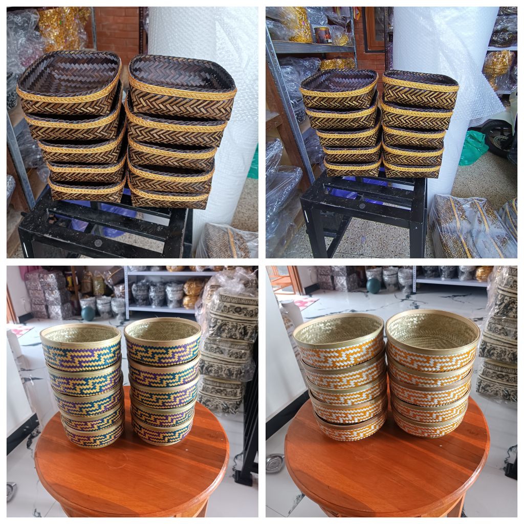 Jual tamas sodan bambu kulit 15cm kepe bambu | Shopee Indonesia