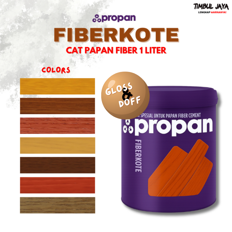 Jual Cat Kalsiplank Propan Fiberkote 1Liter Motif Kayu Gloss dan Doff ...