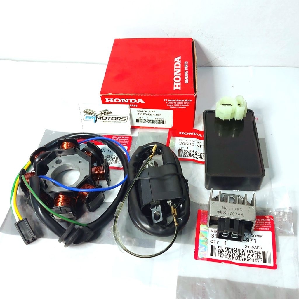 Jual Paket Spull Assy Set + Cdi Unit + Koil + Kiprok Megapro Primus Gl ...