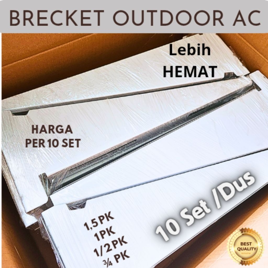 Jual Brecket Ac Outdoor Paket 10 Set per Dus isi 10 set Braket Ac ...