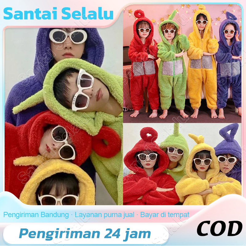 Jual BAJU KOSTUM ONESIE PIYAMA TELETUBBIES TINKY WINKY DIPSY LALA POO ...