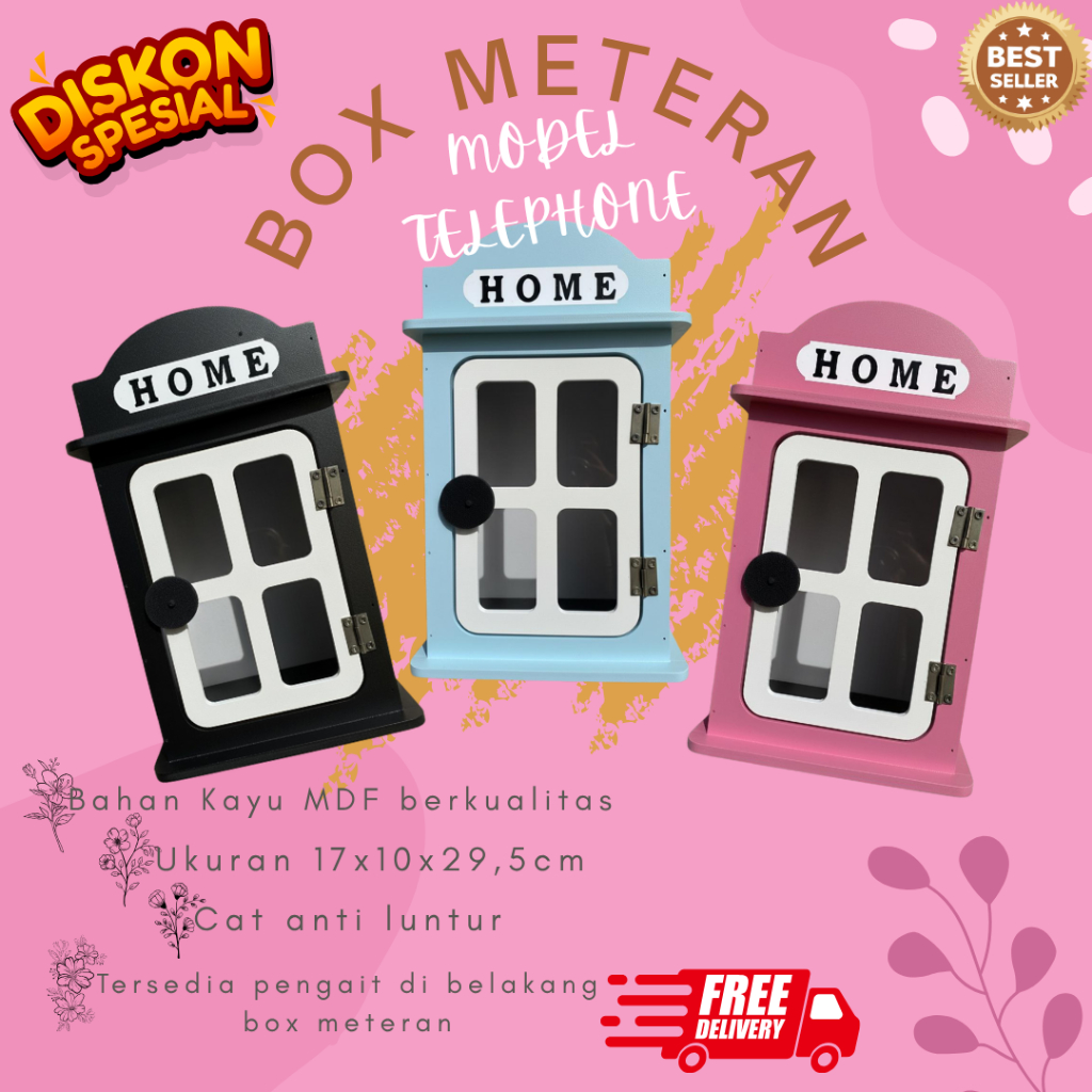 Jual TERMURAH!!! Box Meteran Listrik Token Model Telephone | Shopee ...