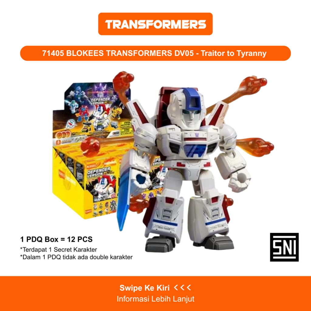 Jual [NEW] READY STOCK!! BLOKEES Blind Box Transformers TRAITOR TO ...
