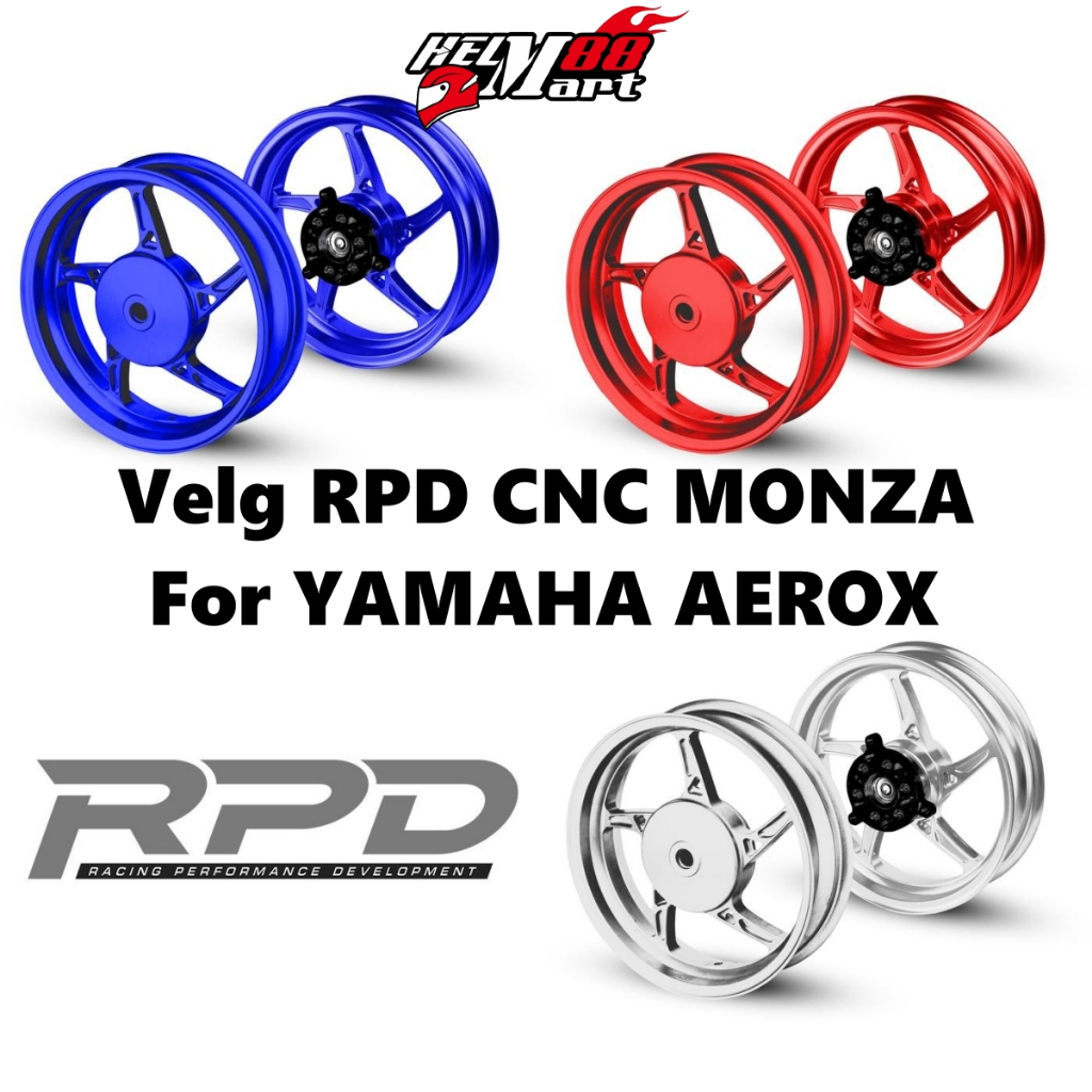 Jual VELG AEROX RPD CNC Casting Wheel Set Monza For YAMAHA AEROX Velek ...