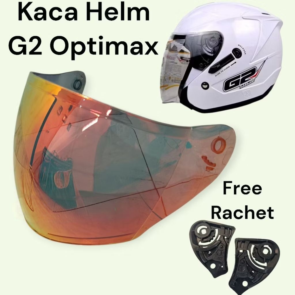 Jual Kaca Visor Helm G2 Optima X Kaca helm G2 Double visor G2 Centrino ...