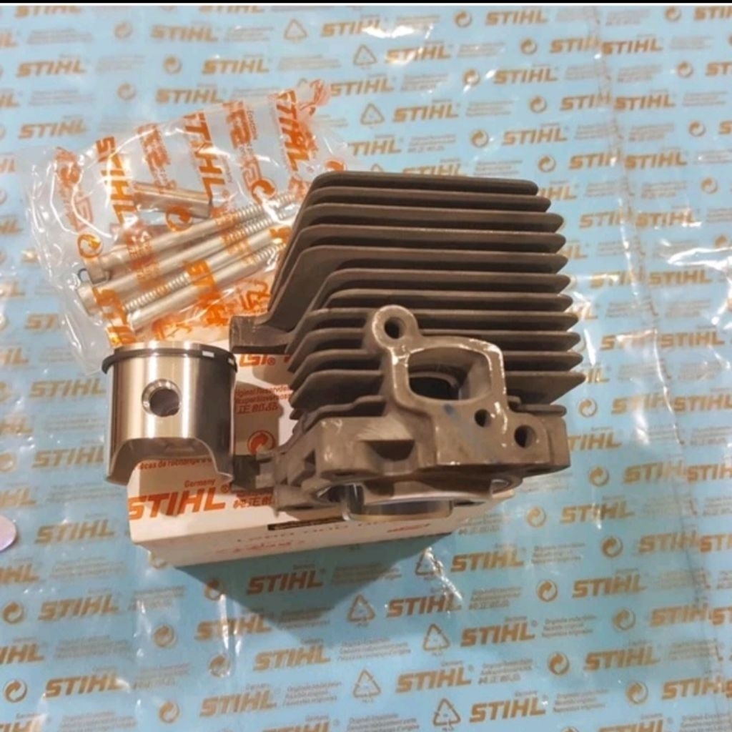Jual Cylinder block piston assy blower BG 50 STIHL ORIGINAL | Shopee ...