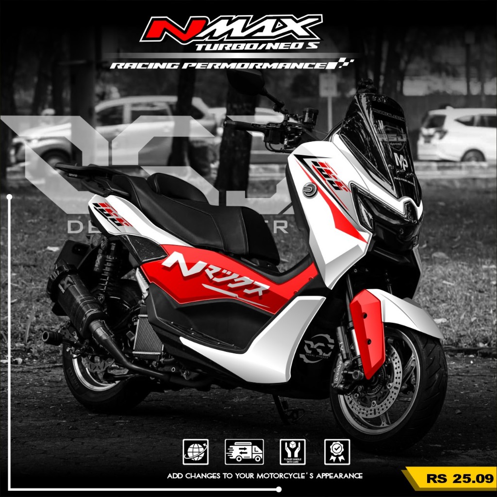 Jual (COD) Decal Stiker Yamaha NMAX TURBO NEO S Full body Tahun 2024 ...