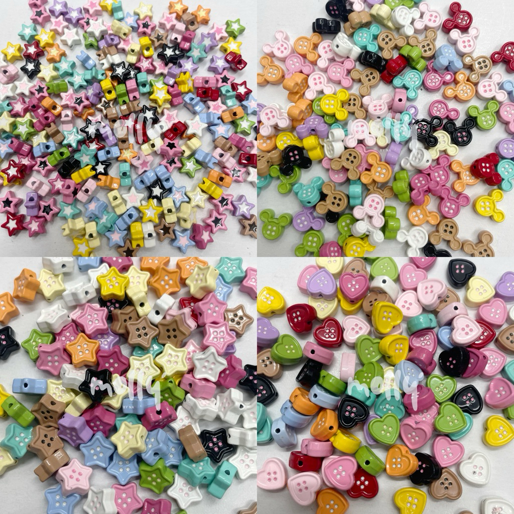 Jual Manik Besi Mix Warna | Shopee Indonesia