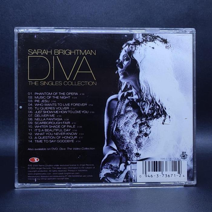 Jual CD SARAH BRIGHTMAN - DIVA THE SINGLES COLLECTION & CLASSICS ...