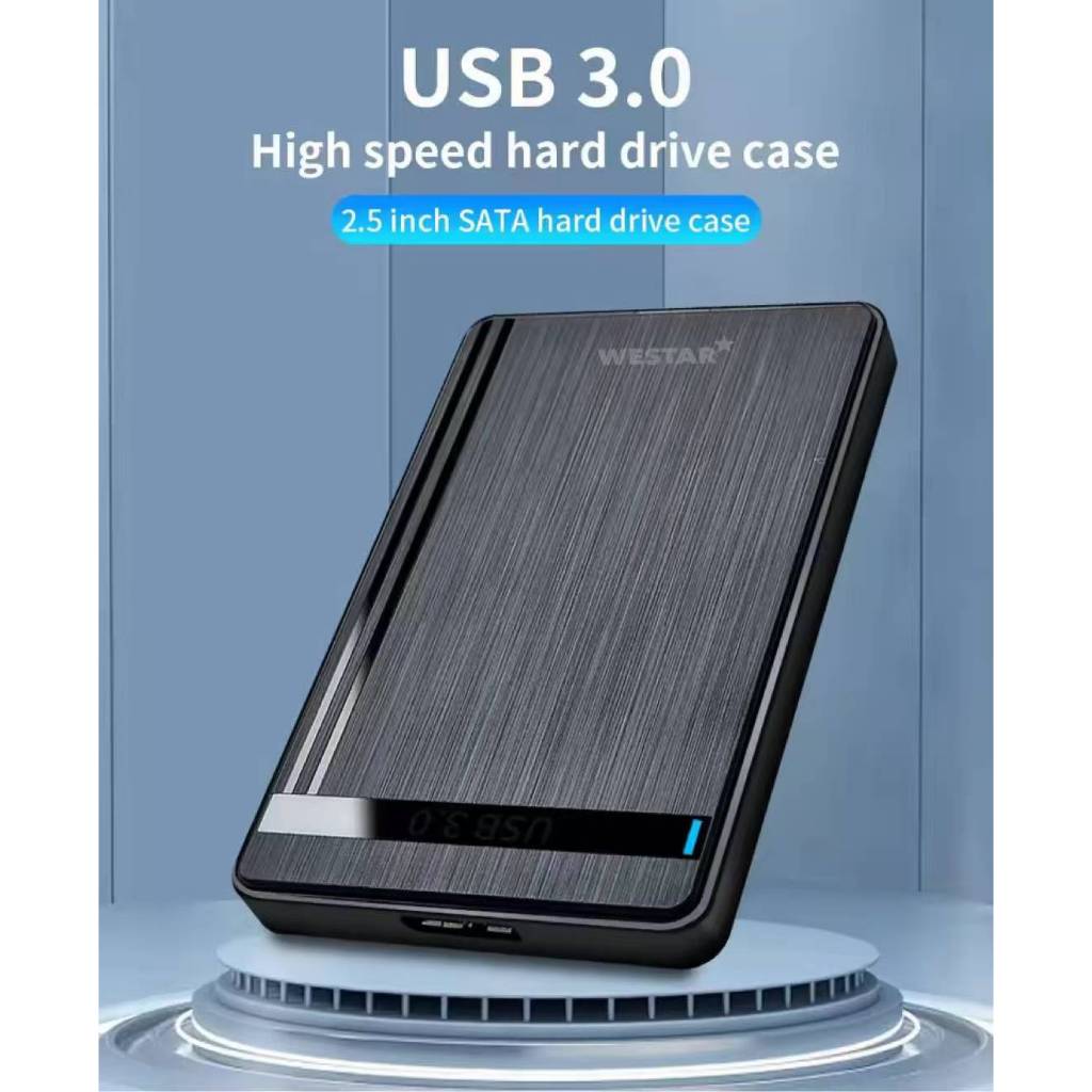 Jual Casing Hardisk External HDD SSD External Case 2.5" USB 3.0 Black ...