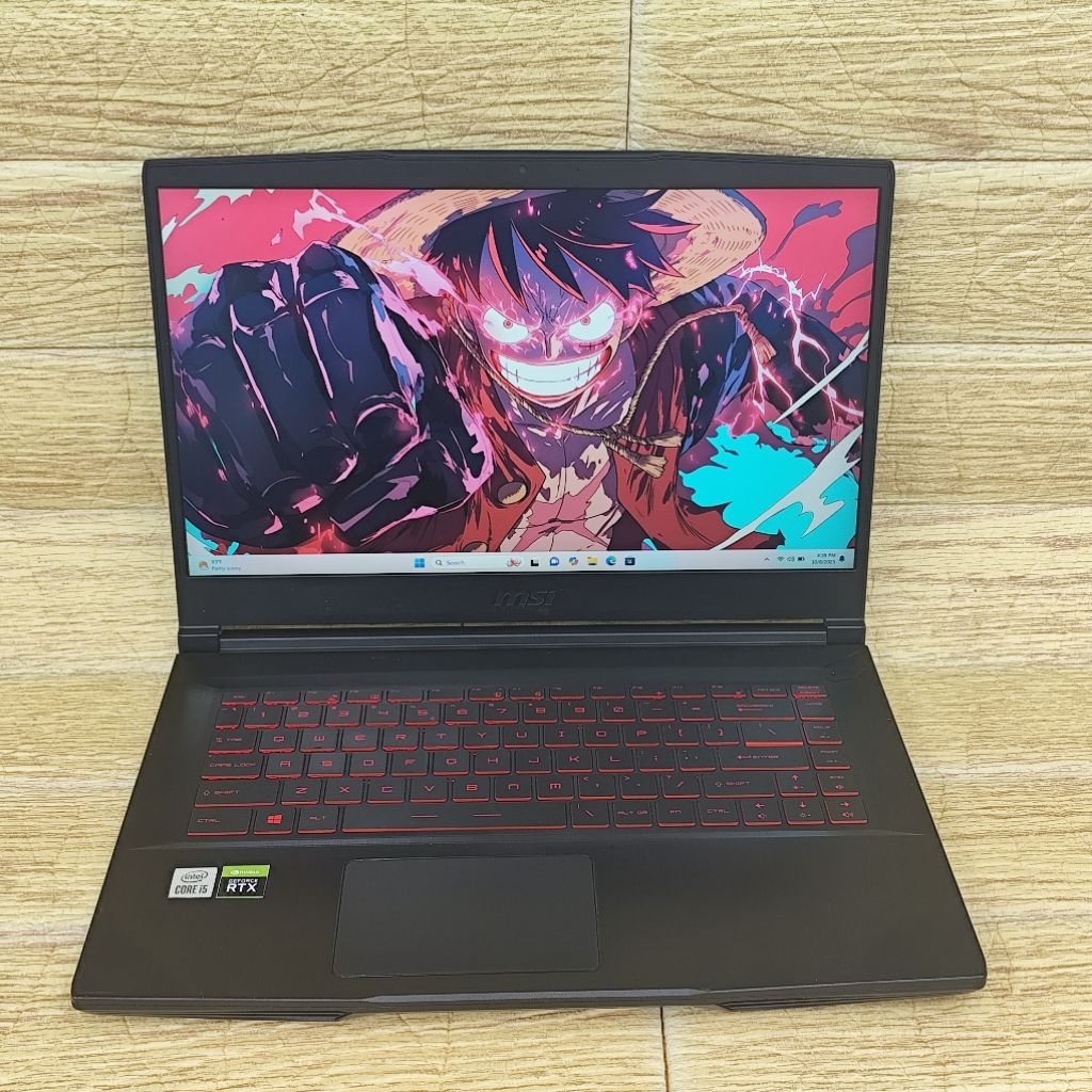 Jual Laptop 2nd MSI GF65 THIN 10UE Core i5-10200H RAM 16GB SSD 512GB ...
