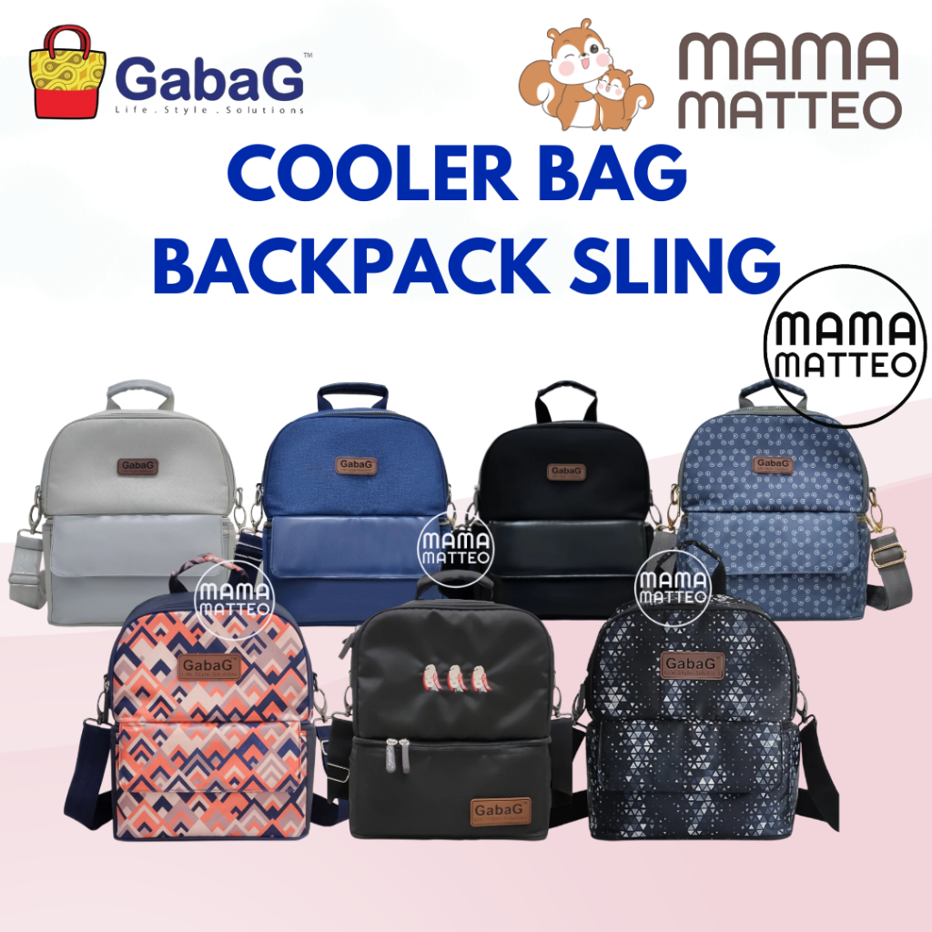 Jual GABAG Cooler Bag Backpack Sling Double Compartment / Tas Pendingin ...