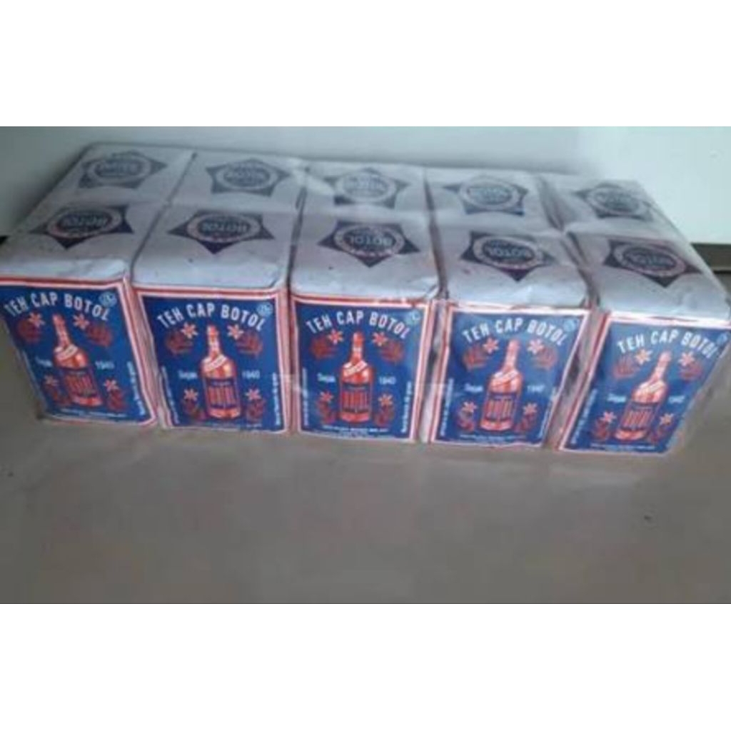 Jual Teh Cap Botol Biru - Kemasan Pack - 10pcs - 40gr | Shopee Indonesia