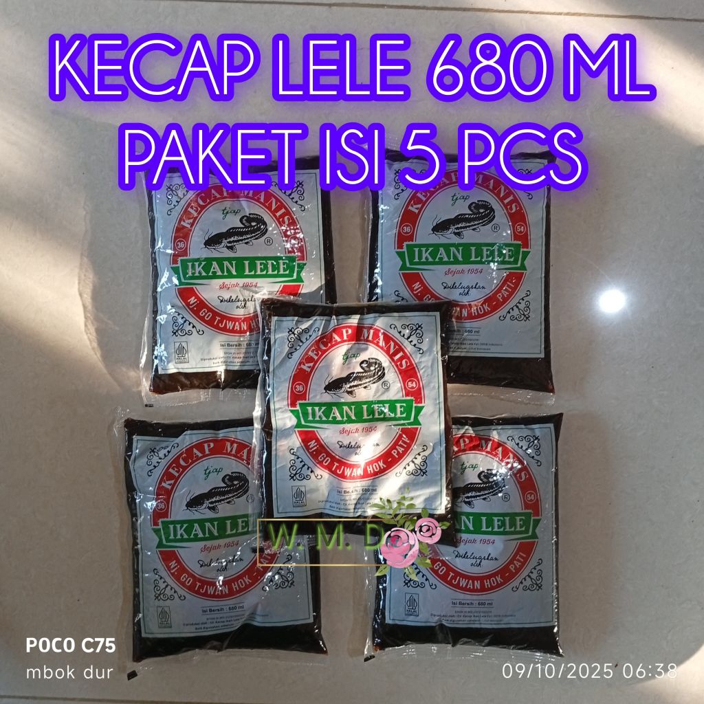 Jual KECAP LELE 1 kg (680 ML) PAKET ISI 5 PCS | Shopee Indonesia