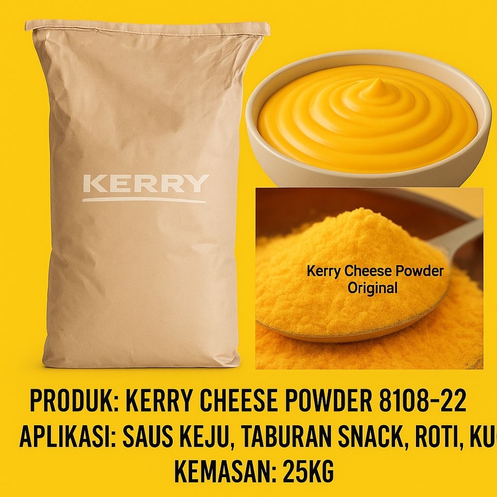 Jual Keju Bubuk Kerry Cheese Powder Type 8108 Original 25kg | Shopee ...
