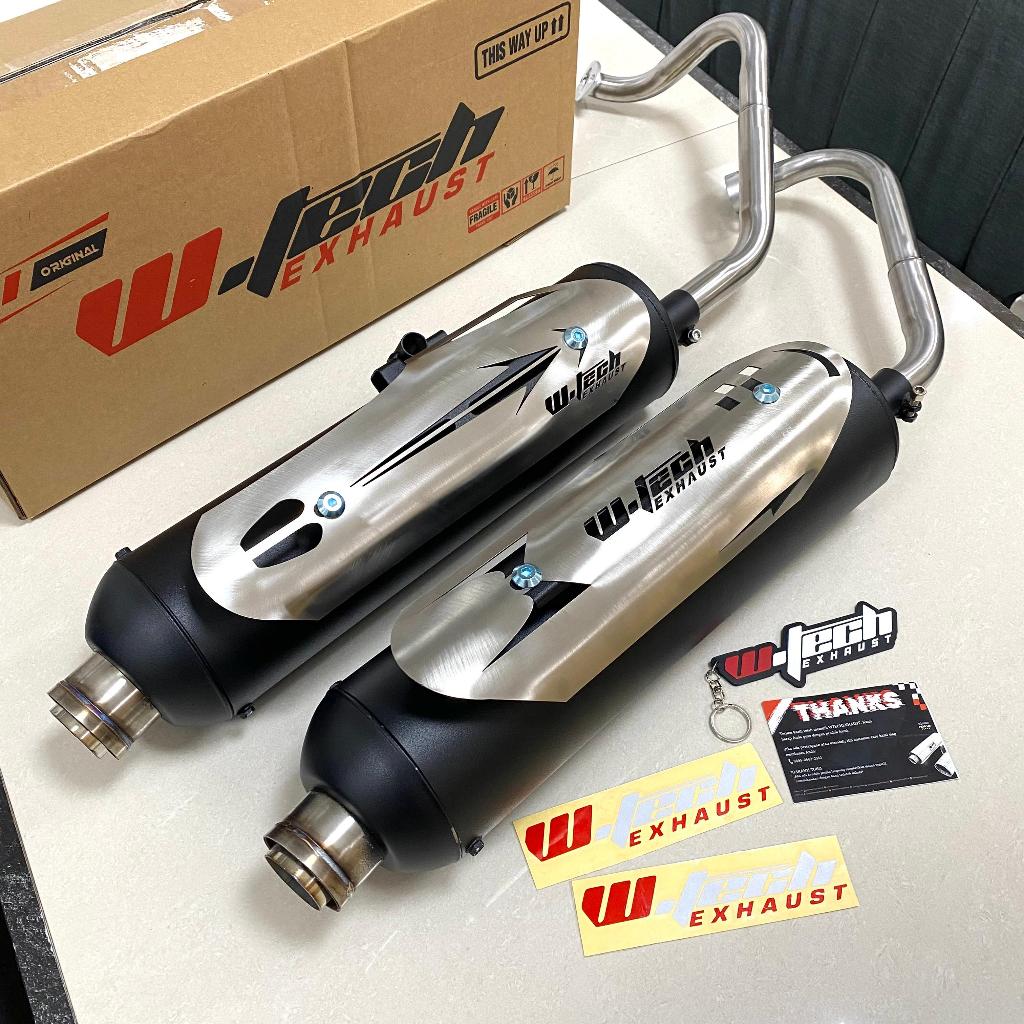 Jual Knalpot Racing W.TECH Black Doff PlusTameng Stainless Inlet 38 mm ...