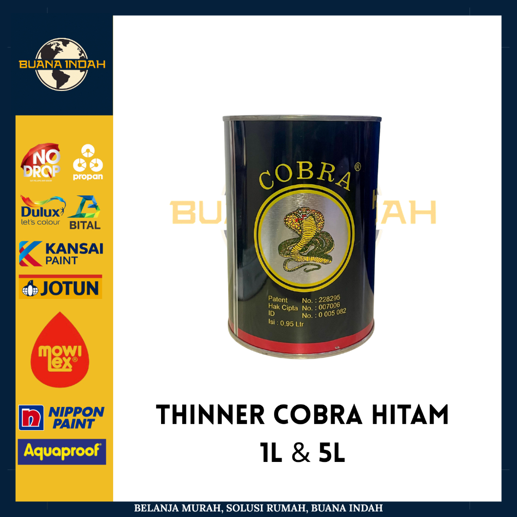 Jual Thinner Cobra (Hitam dan Hijau) | Shopee Indonesia