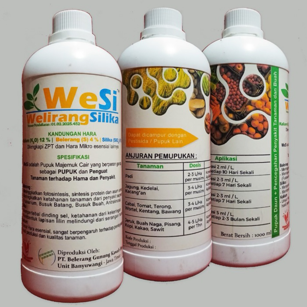 Jual WeSi (welirang silika) fungisida jetpt obat pertanian | Shopee ...
