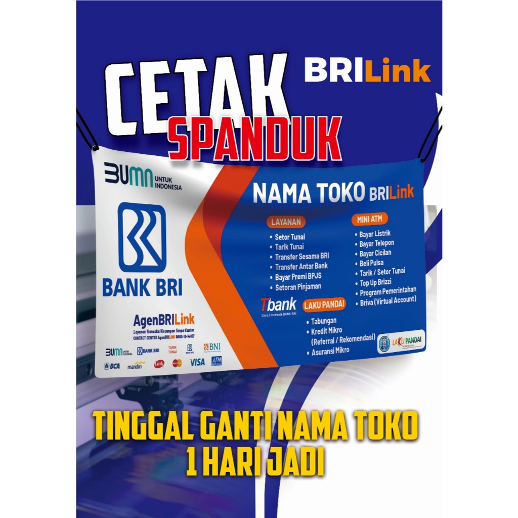 Jual SPANDUK BRILINK || CETAK SPANDUK || CETAK BENNER || CETAK BALIHO ...