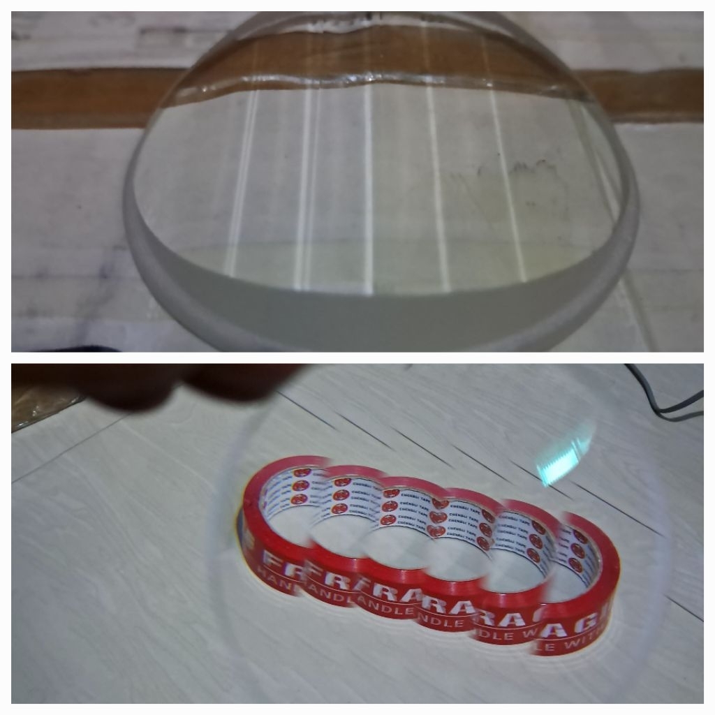 Jual Lensa prisma Linear 6 baris, 6+12, 16, 32, 8, 5 dan 4 prisma 46mm ...