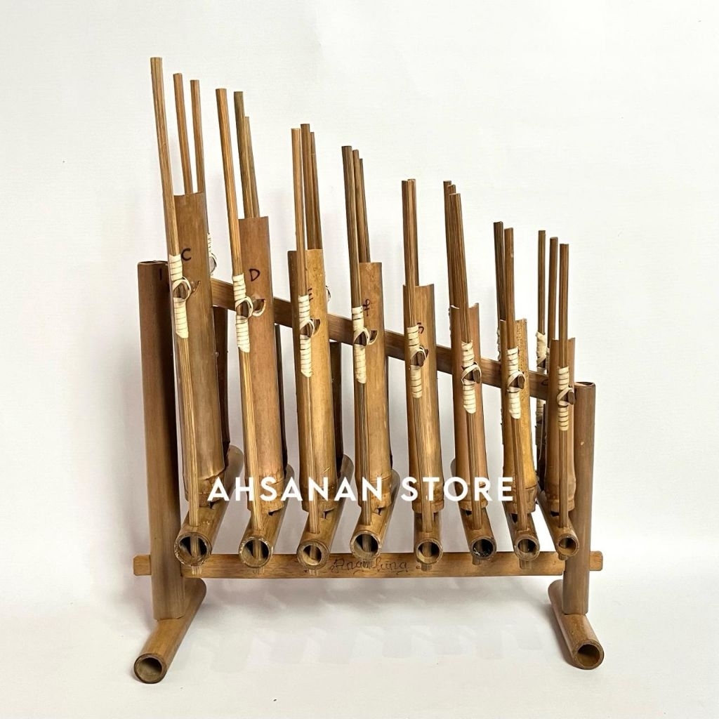 Jual Angklung 8 Nada 1 Oktaf Ukuran Mini Untuk Anak TK | Shopee Indonesia