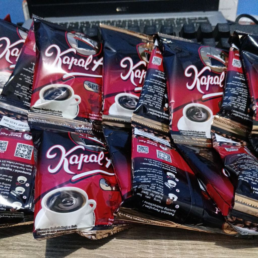 Jual Kopi Kapal Api Special Mix 23gr x 10 Sachet / Kopi Hitam + Gula ...