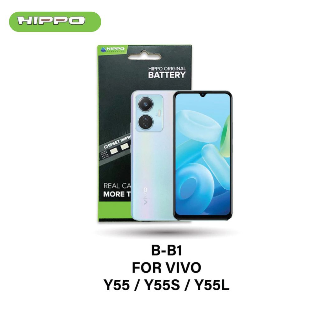 Jual Hippo Baterai VIVO B-B1 VIVO Y55 / Y55S / Y55L 2730mAh Battery ...